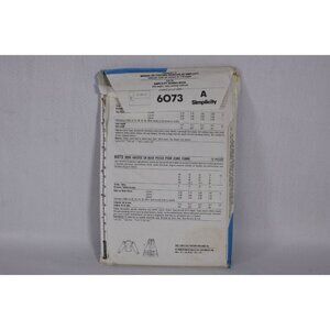 Other | Uncut Sewing Pattern Simplicity Extra Sure Pattern 673 ...